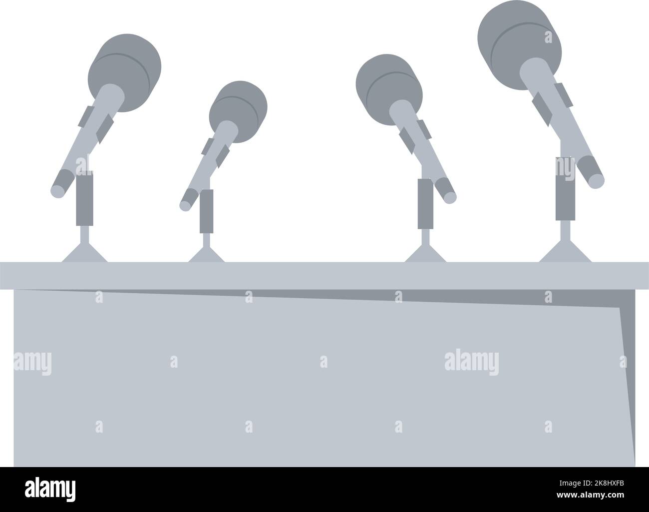 speech podium with microphones icon Stock Vector Image & Art - Alamy