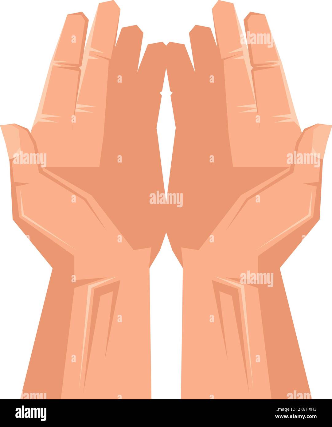 hands human receiving isolated icon Stock Vector Image & Art - Alamy