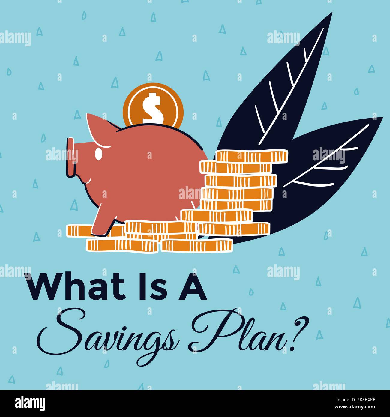 What is a savings plan, budget controlling banner Stock Vector Image ...