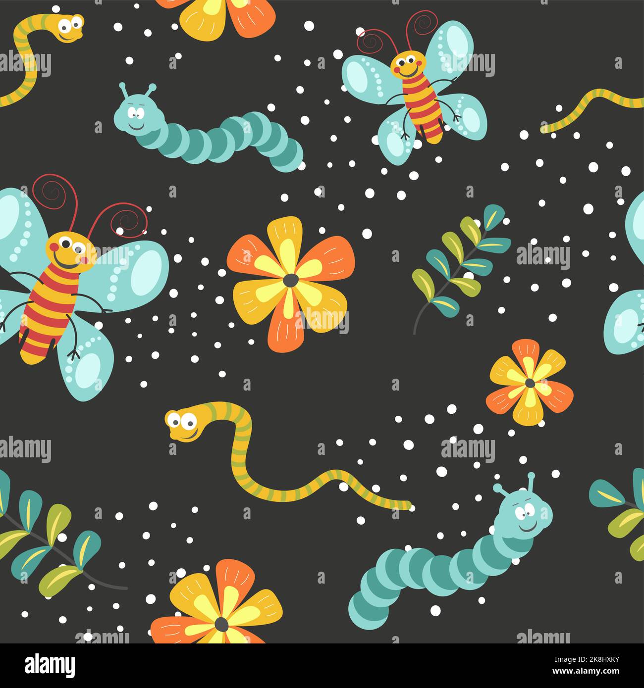 Insects and flowers caterpillars and worms hi-res stock photography and ...