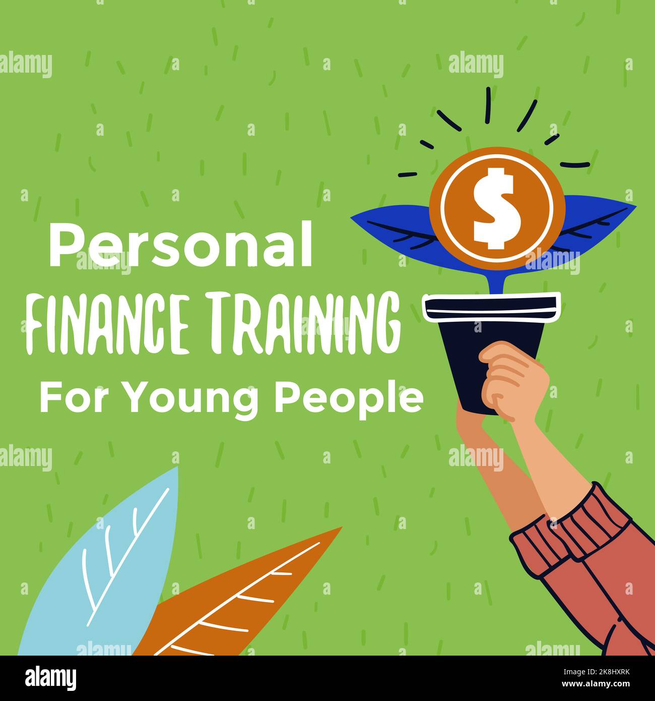 Young people company calculator Stock Vector Images - Alamy