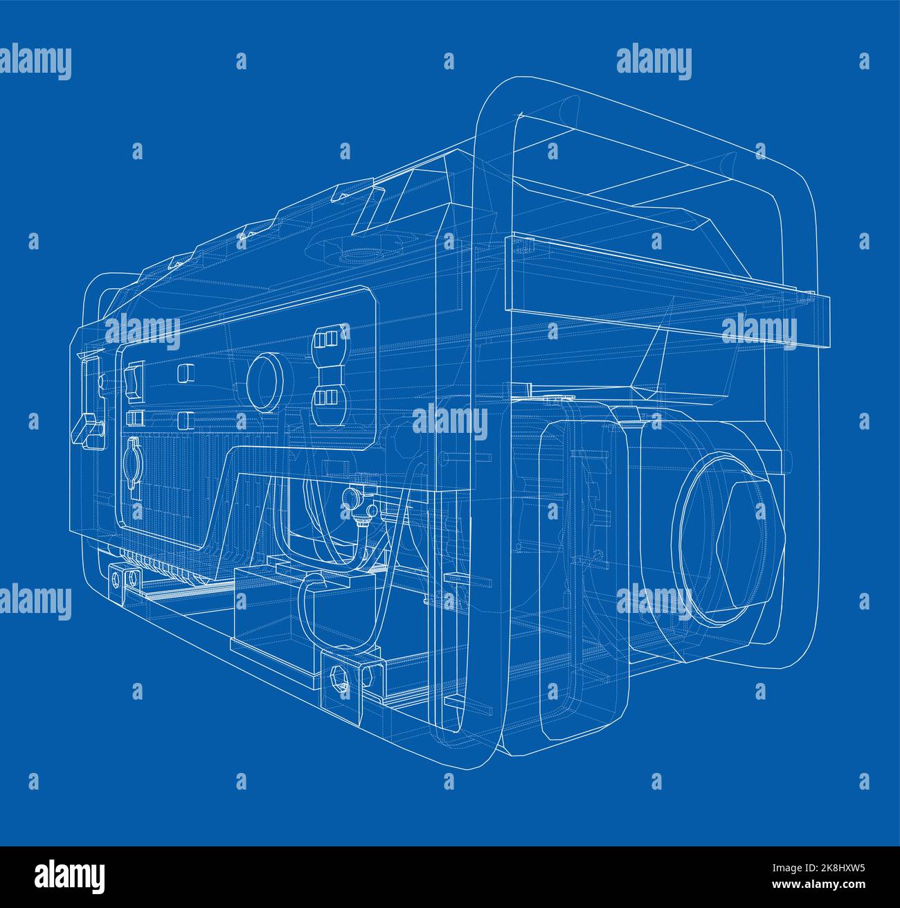 Transportable generator Stock Vector Images - Alamy