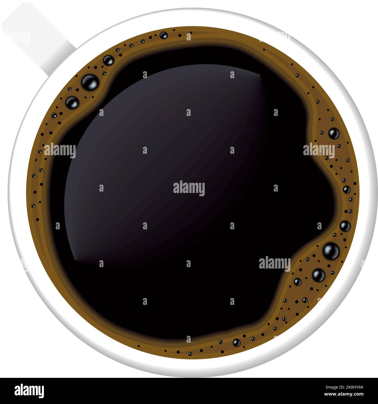 coffee cup top view icon Stock Vector Image & Art - Alamy