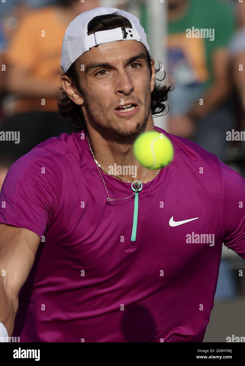 Tennis Club Napoli, Napoli, Italy, October 23, 2022, Lorenzo Musetti of ...