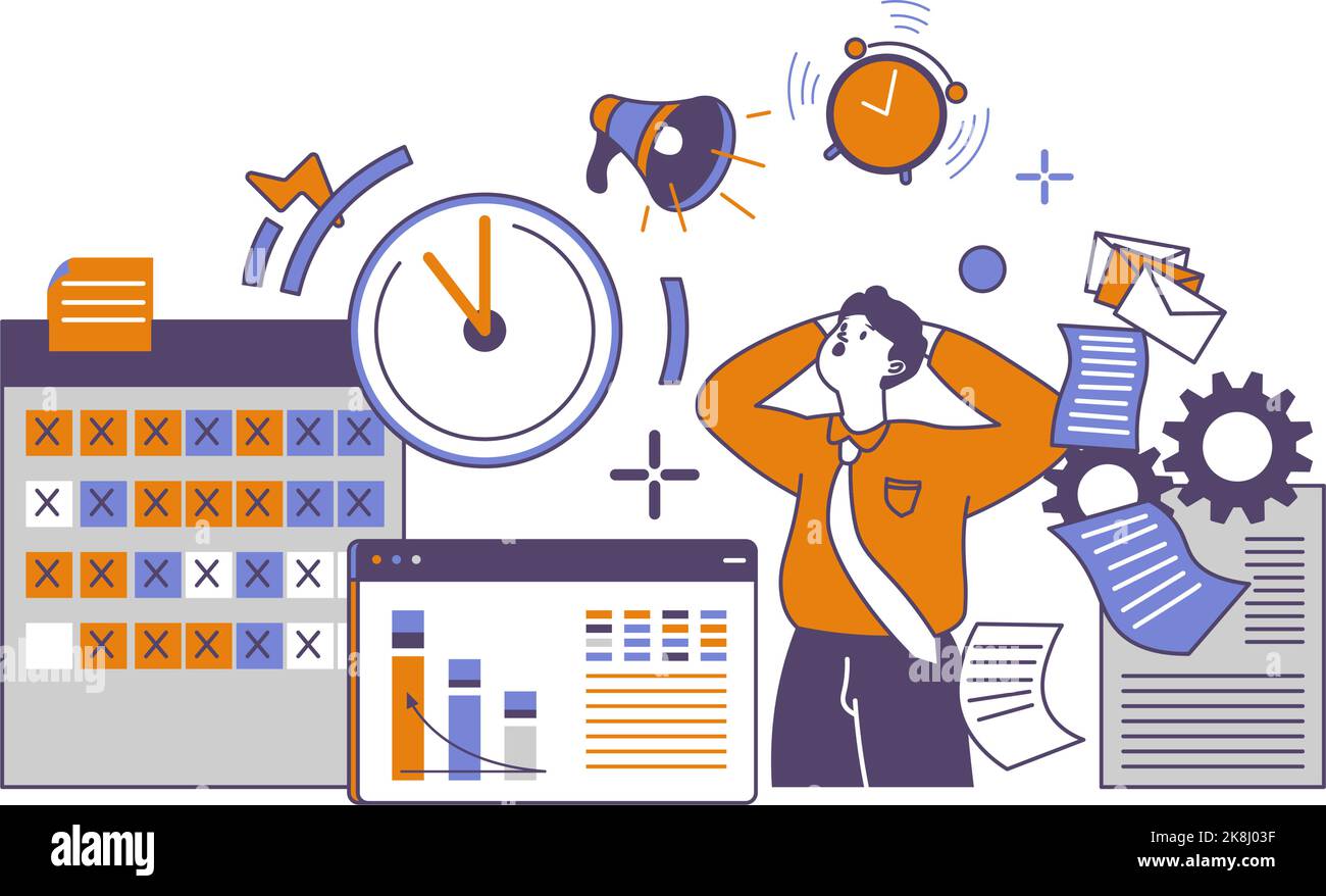 Deadlines document Stock Vector Images - Alamy