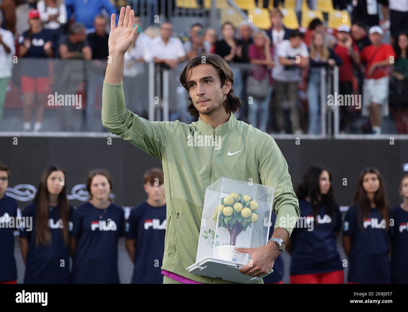 Tennis Club Napoli, Napoli, Italy, October 23, 2022, Lorenzo Musetti of ...