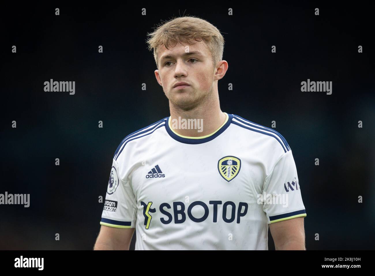 Joe Gelhardt #30 of Leeds United during the Premier League match Leeds ...