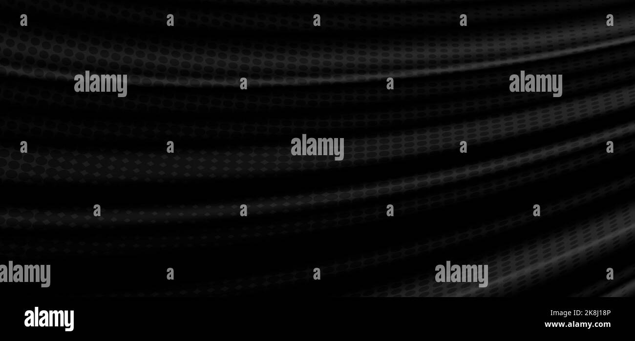 Abstract gradient black line pattern space with halftone decoration ...