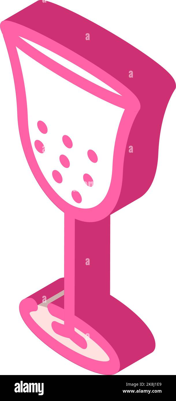 3d isometric bottle wineglass Cut Out Stock Images & Pictures - Alamy