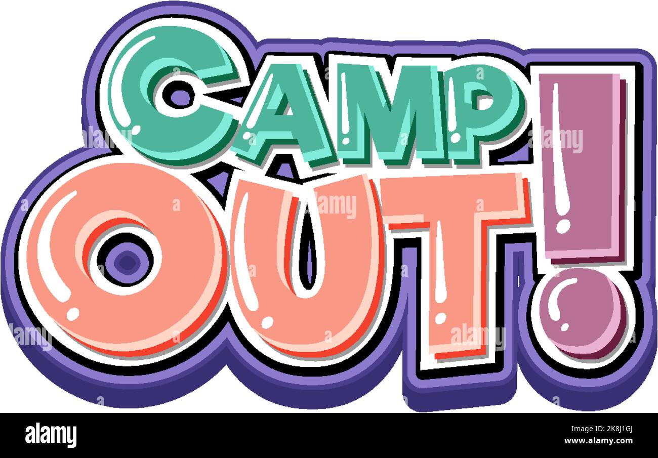 Camp letters Stock Vector Images - Alamy