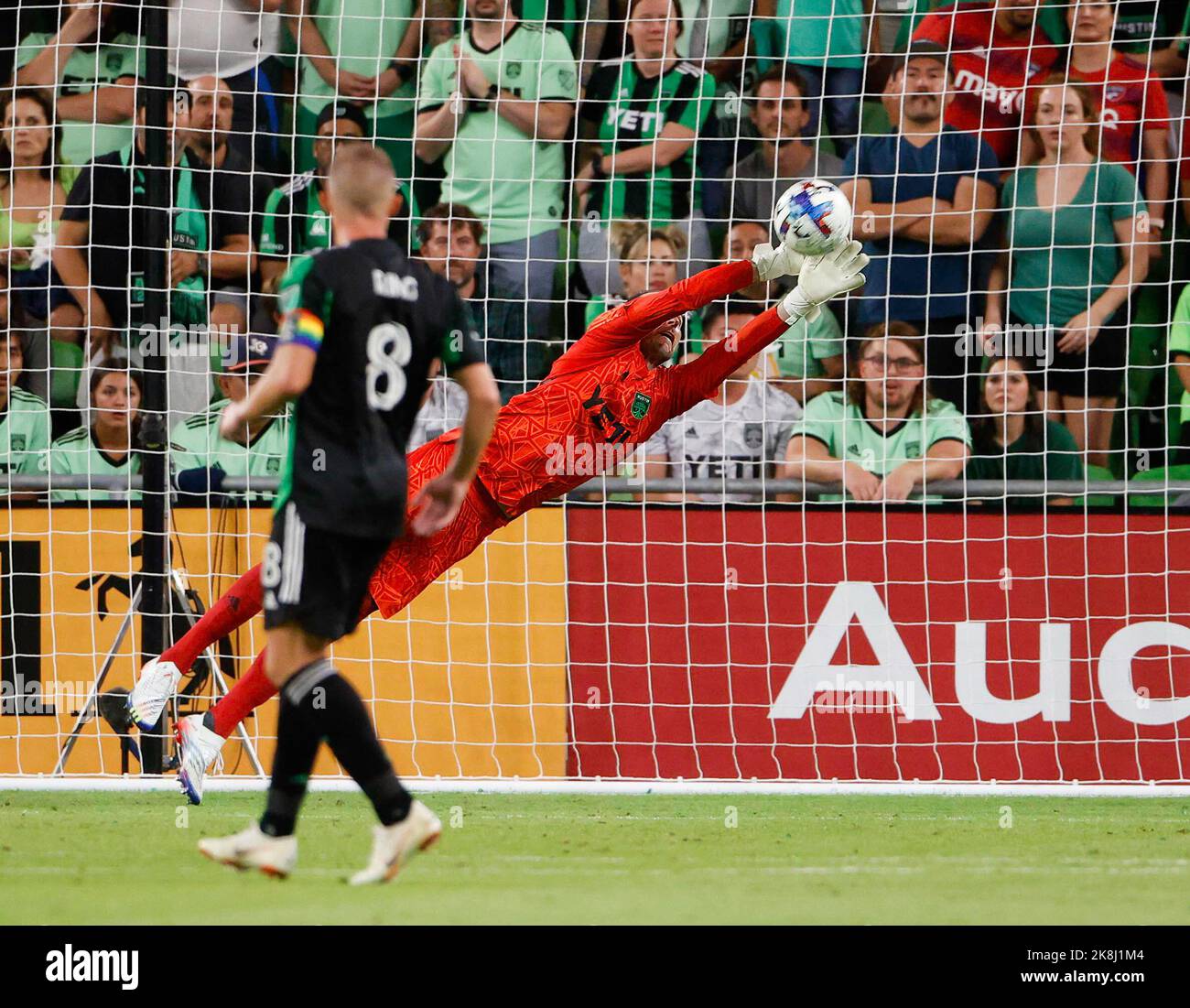Austin, Texas, USA. October 23, 2022: Austin FC goalkeeper Brad Stuver ...