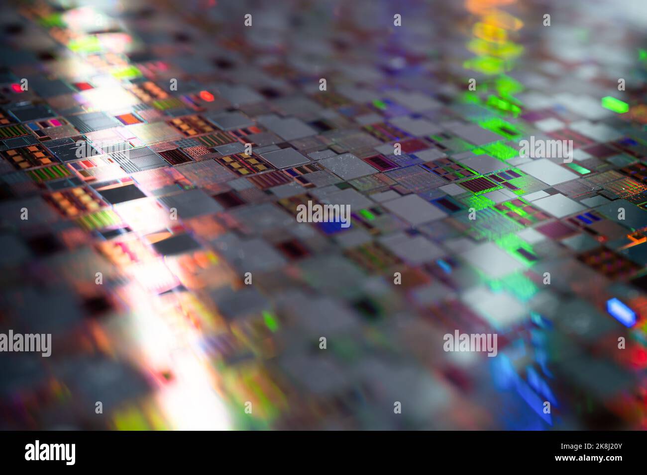 Silicon wafer for manufacturing semiconductor of integrated circuit Stock Photo - Alamy