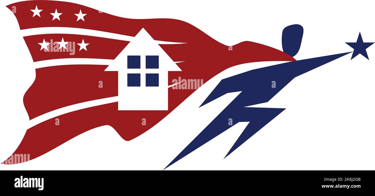 Hero Housing foundation logo Icon Illustration Brand Identity Stock ...