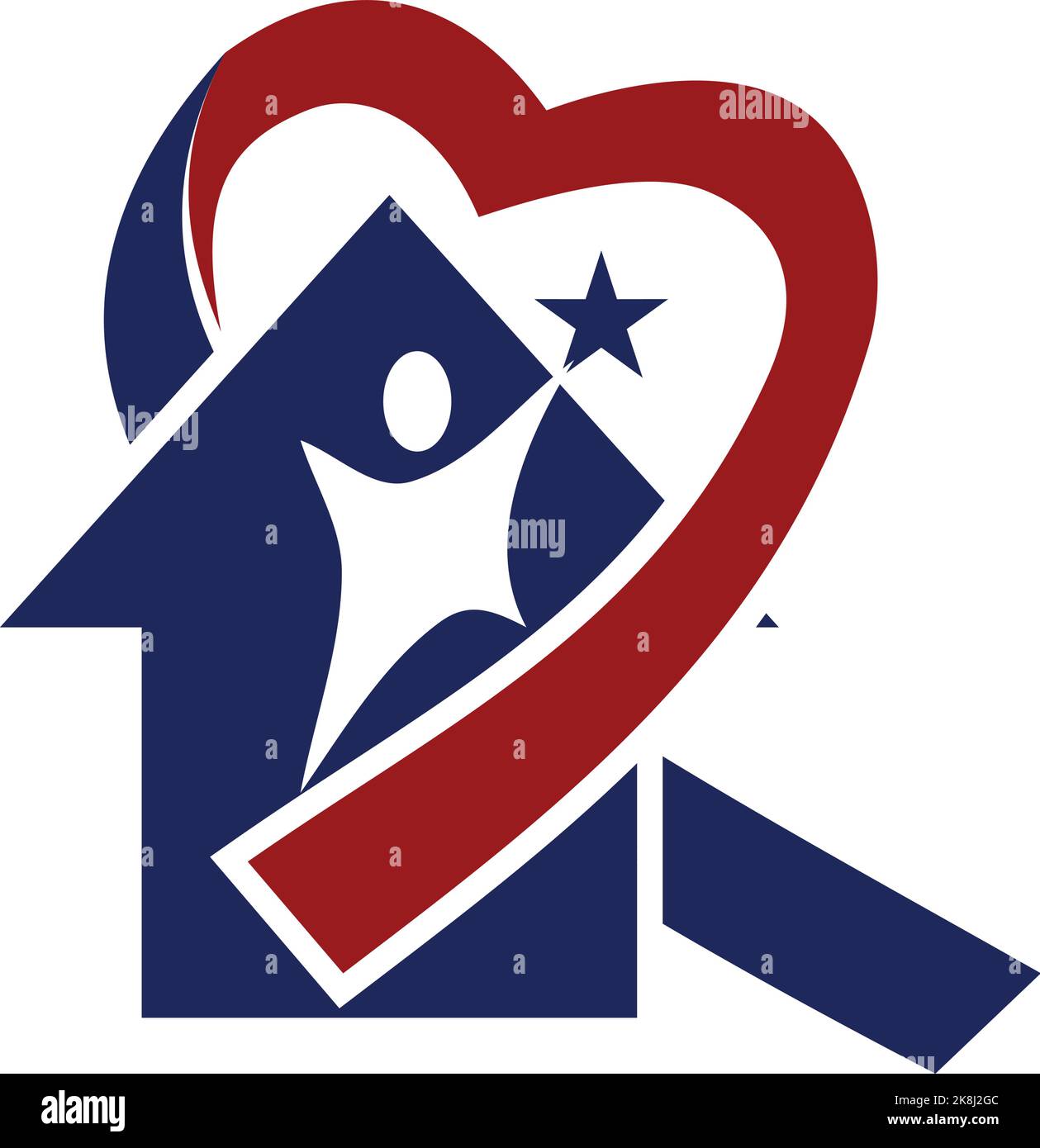 Hero Housing foundation logo Icon Illustration Brand Identity Stock ...