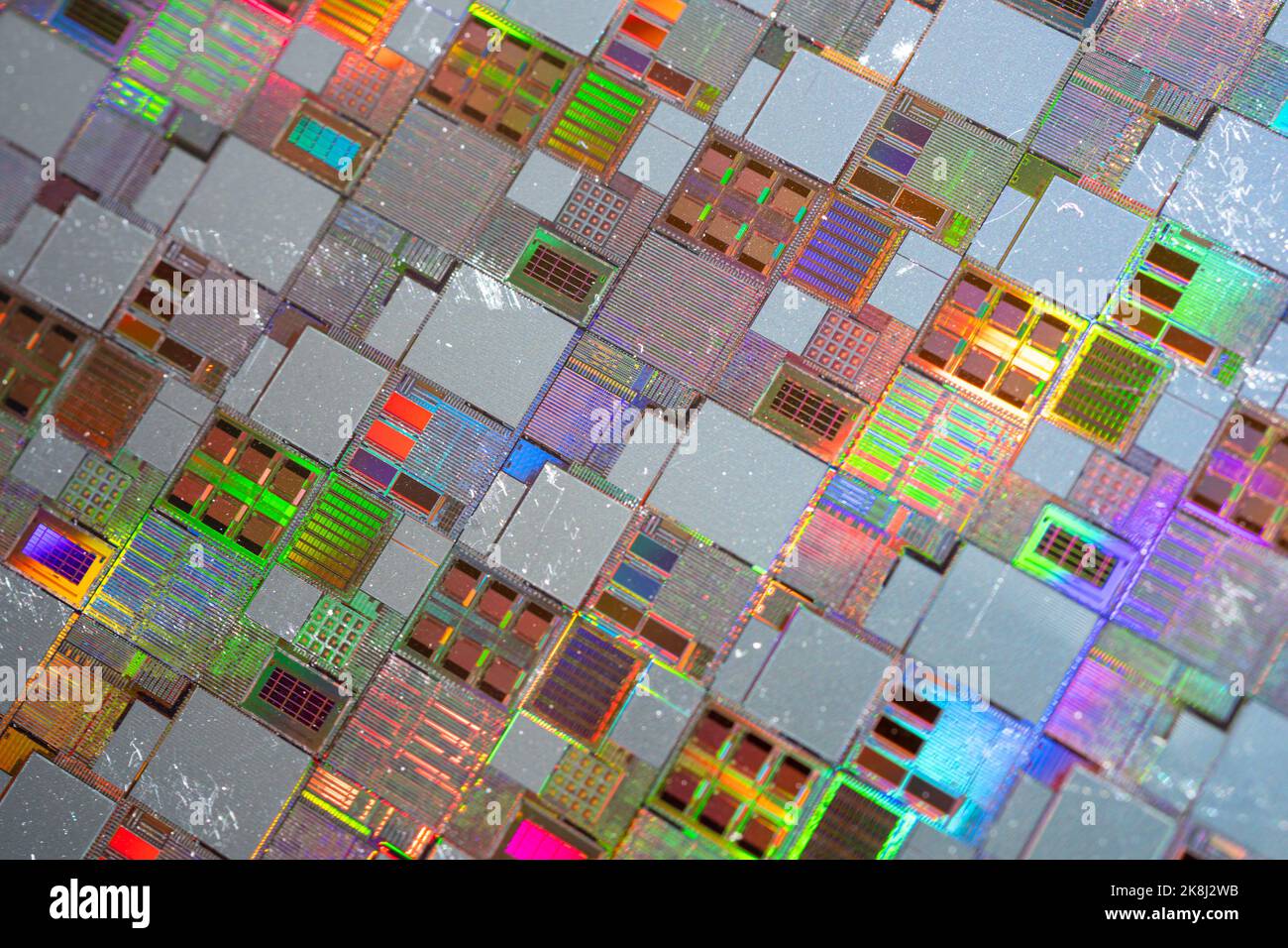 Silicon semiconductor material wafer hi-res stock photography and ...