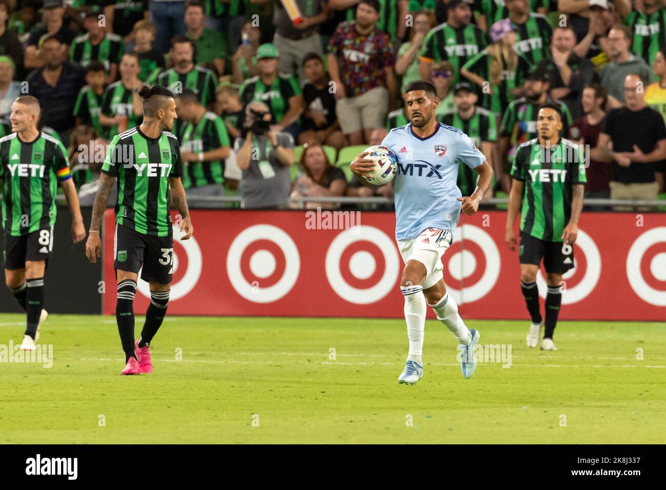 AUSTIN, TX - OCTOBER 23: FC Dallas forward Franco Jara (29) scores and ...
