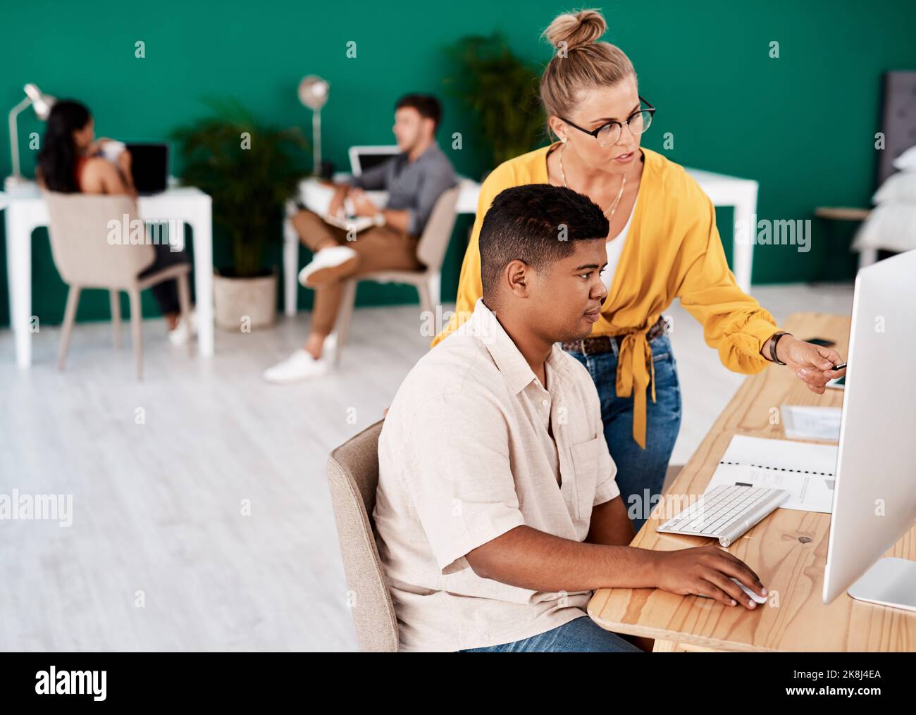 Conceptualising a new design for their creative project. two young ...