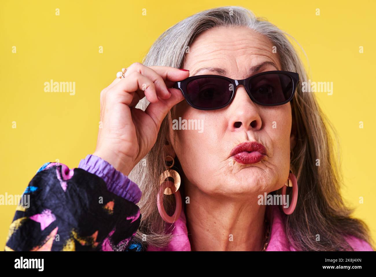 Style and sassiness are forever. Portrait of a confident and stylish ...