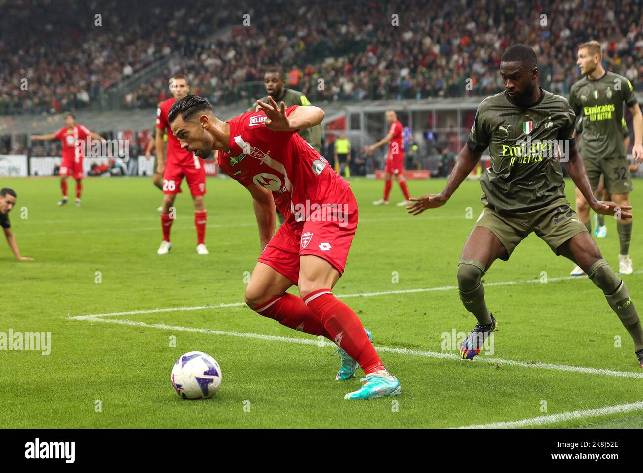 Milan, Italy. 22nd Oct, 2022. Italy, Milan, oct 22 2022: Pablo Mari ...