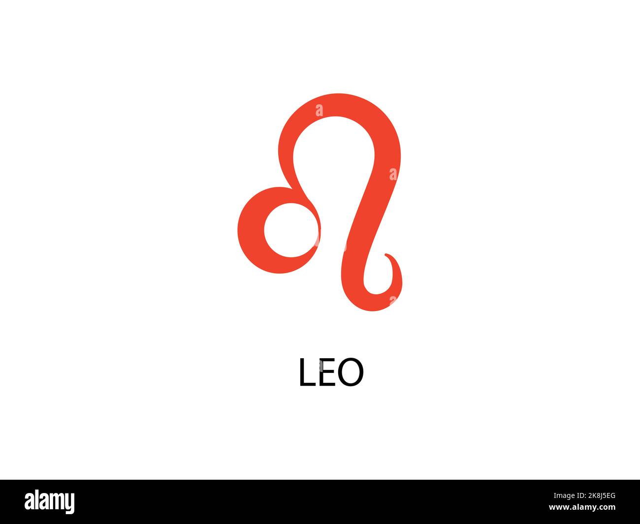 Leo Symbol of the Horoscope. Zodiac Sign. Vector illustration of ...