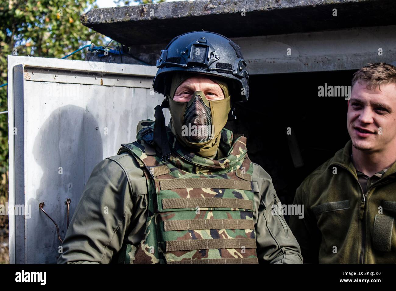 Soldiers have a resting time and enjoy before the attack, Ukrainian ...