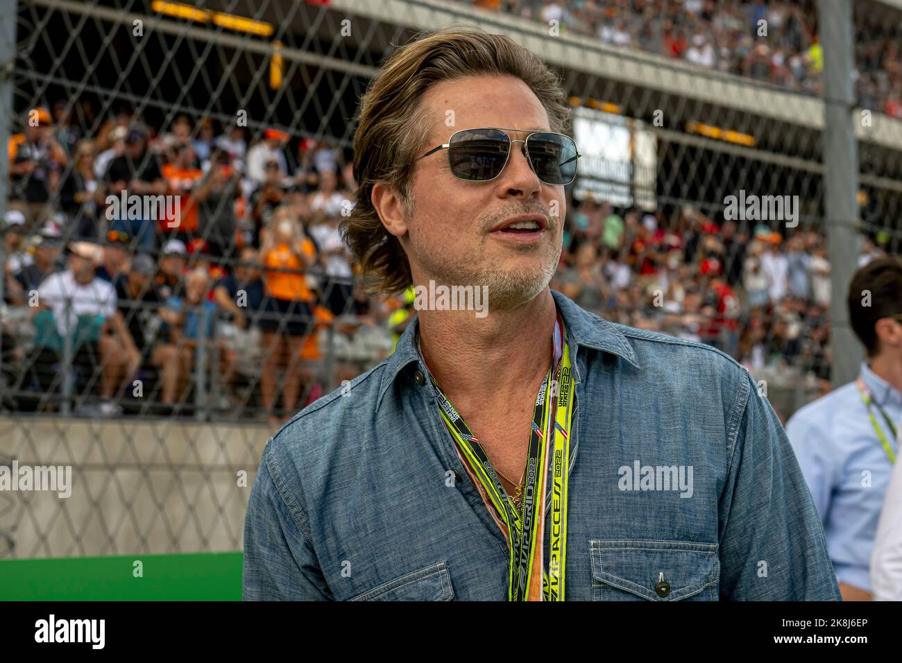 Austin, Texas, United States, 24th Oct 2022, Brad Pitt attending race ...