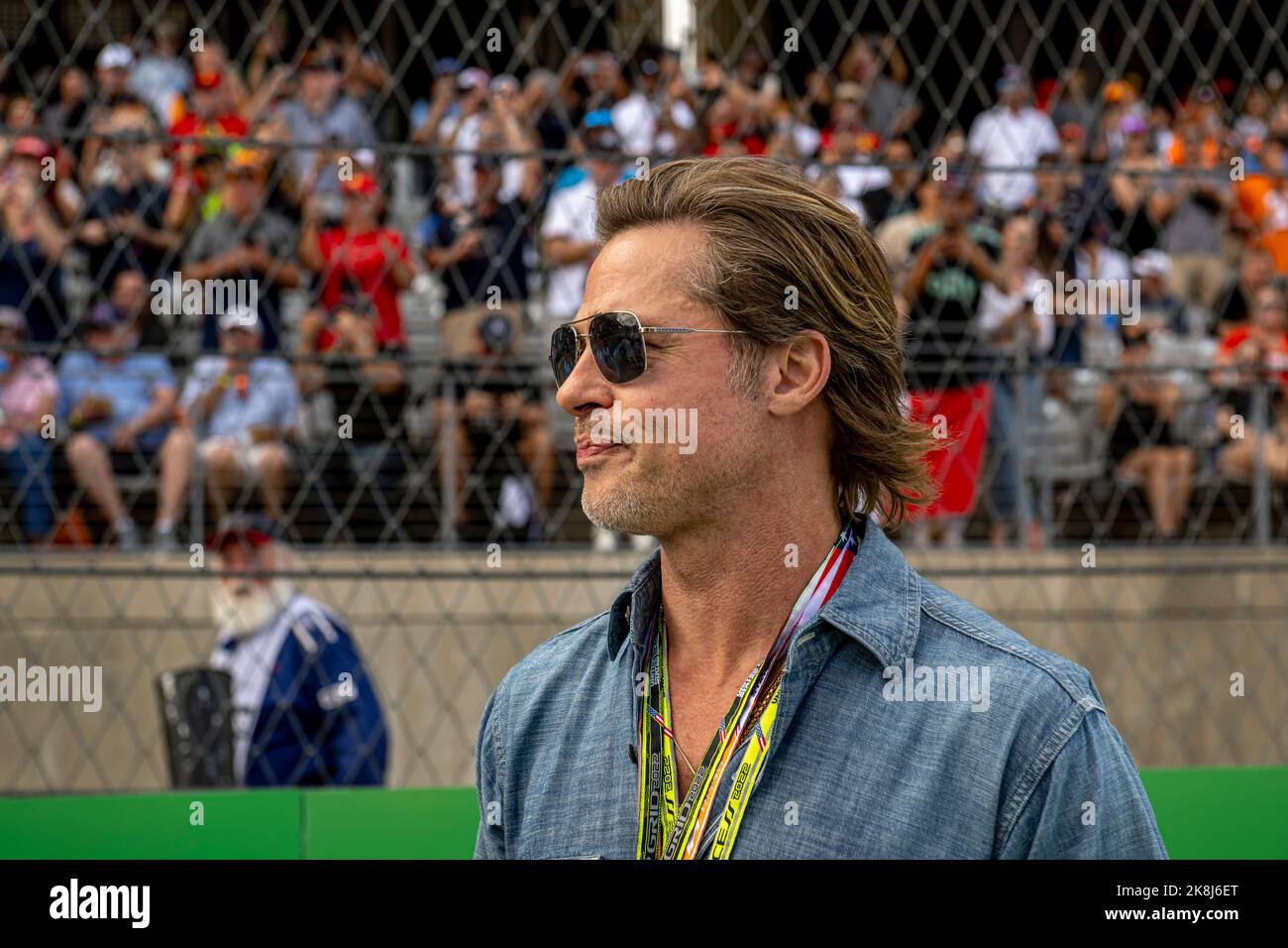 Austin, Texas, United States, 24th Oct 2022, Brad Pitt attending race ...
