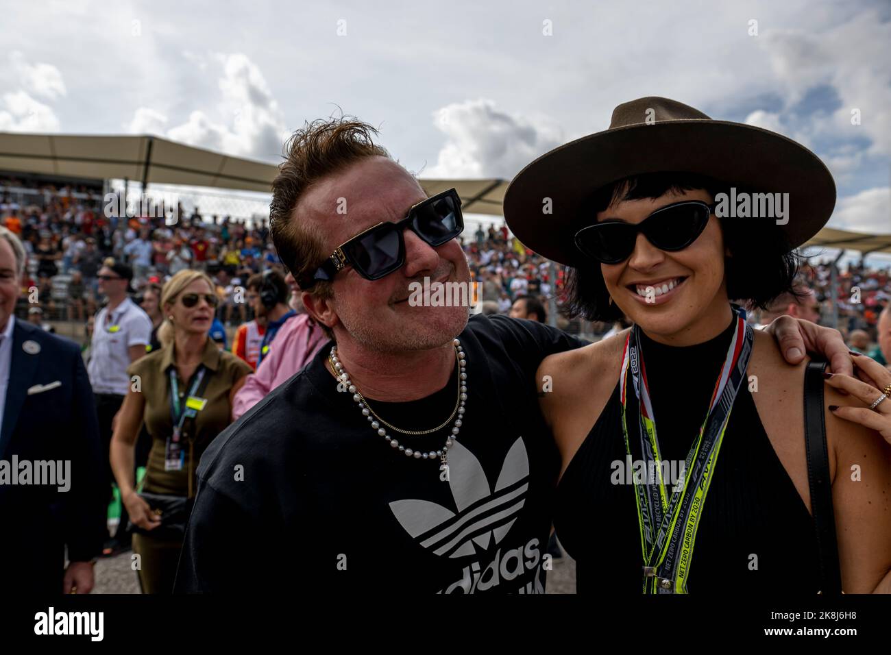Austin, Texas, United States, 24th Oct 2022, Tre Cool attending race ...