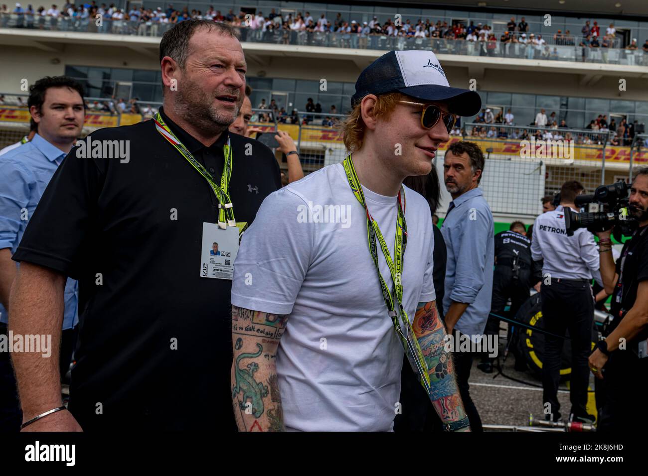 Austin, Texas, United States, 24th Oct 2022, Ed Sheeran attending race ...