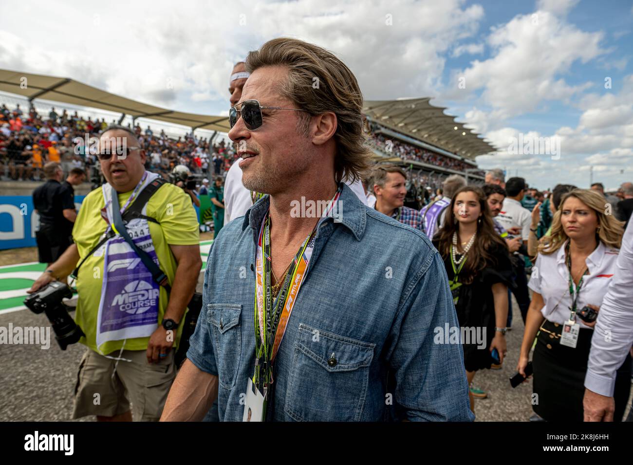 Austin, Texas, United States, 24th Oct 2022, Brad Pitt attending race ...