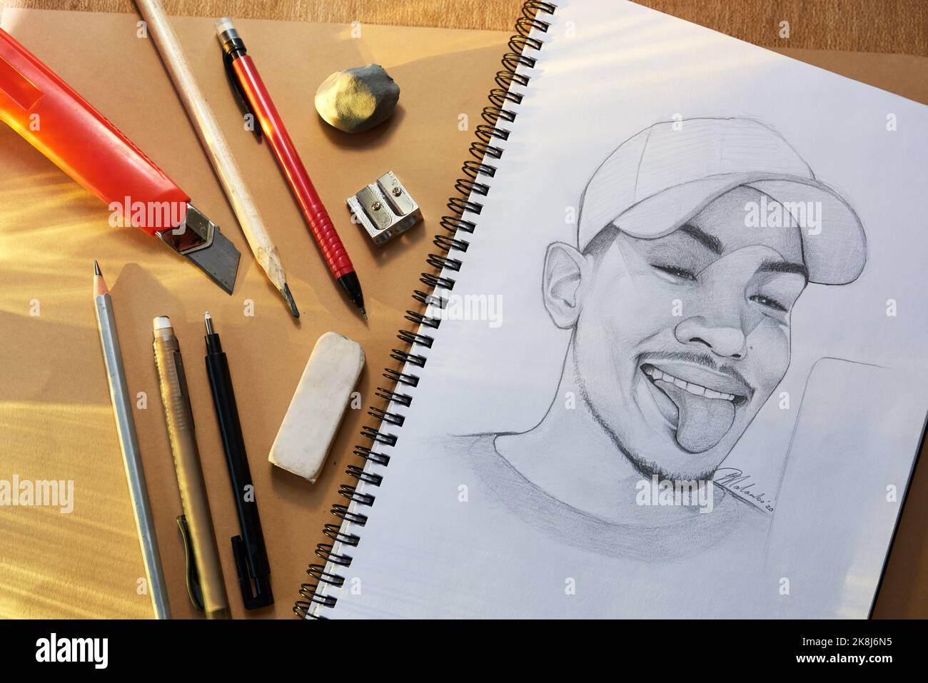 Some people keep diaries, I keep a sketchbook. a pencil drawing and ...