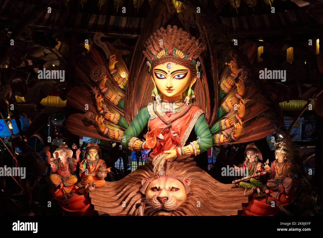 Kolkata durga puja hi-res stock photography and images - Alamy