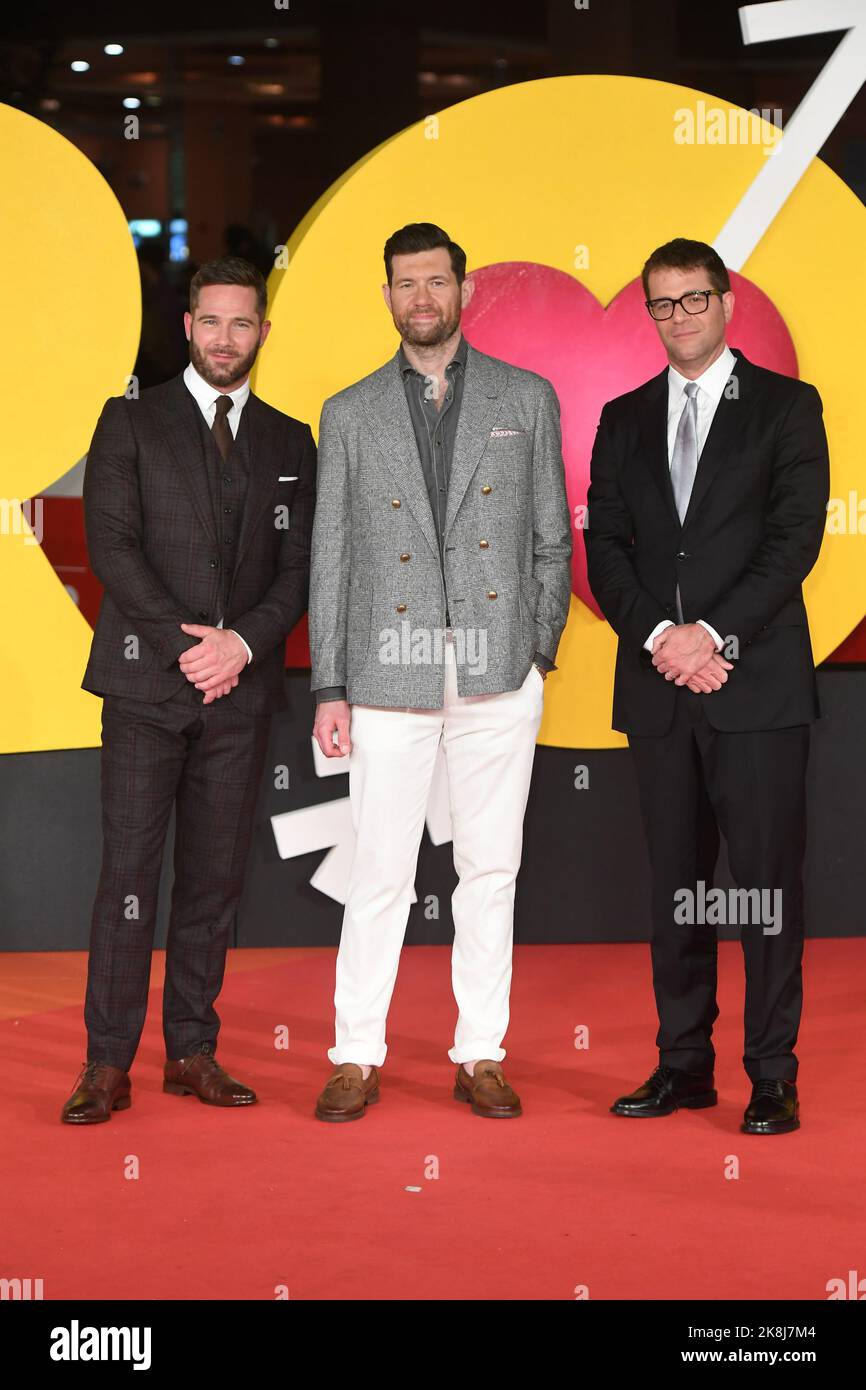Rome, Italy. 22nd Oct, 2022. Luke Macfarlane, Billy Eichner, Nicholas ...