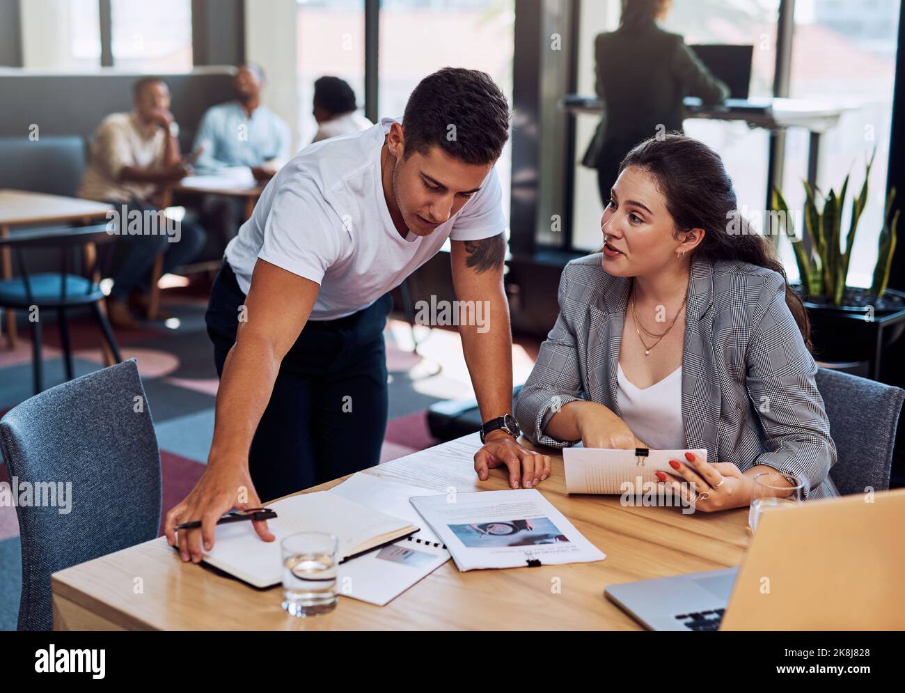 Together working duo hi-res stock photography and images - Alamy
