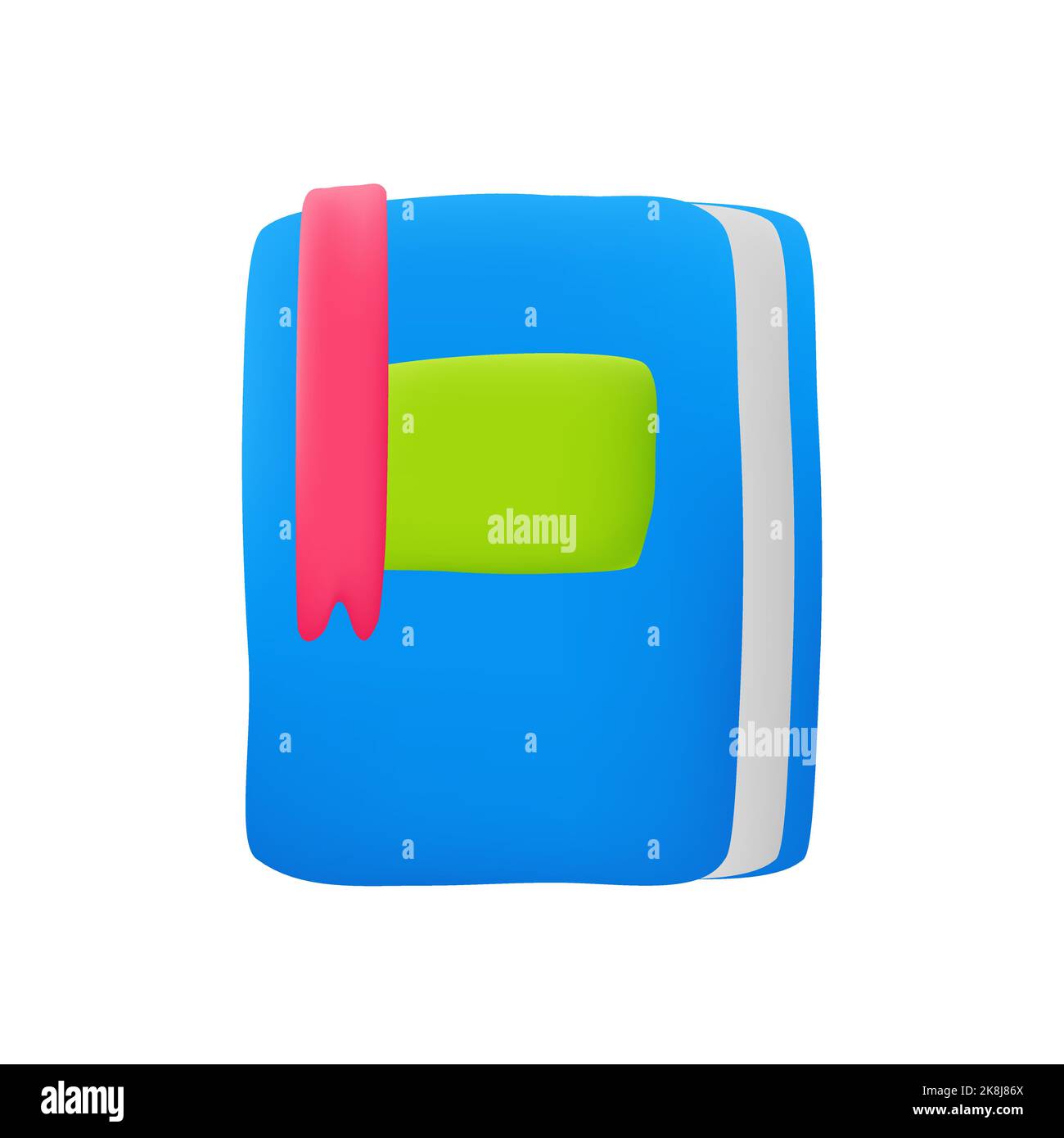 3d Book vector icon. Concept for education and learning. Library, book ...