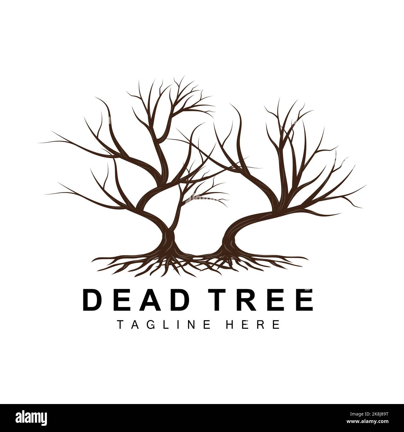 Deforestation barren Stock Vector Images - Alamy