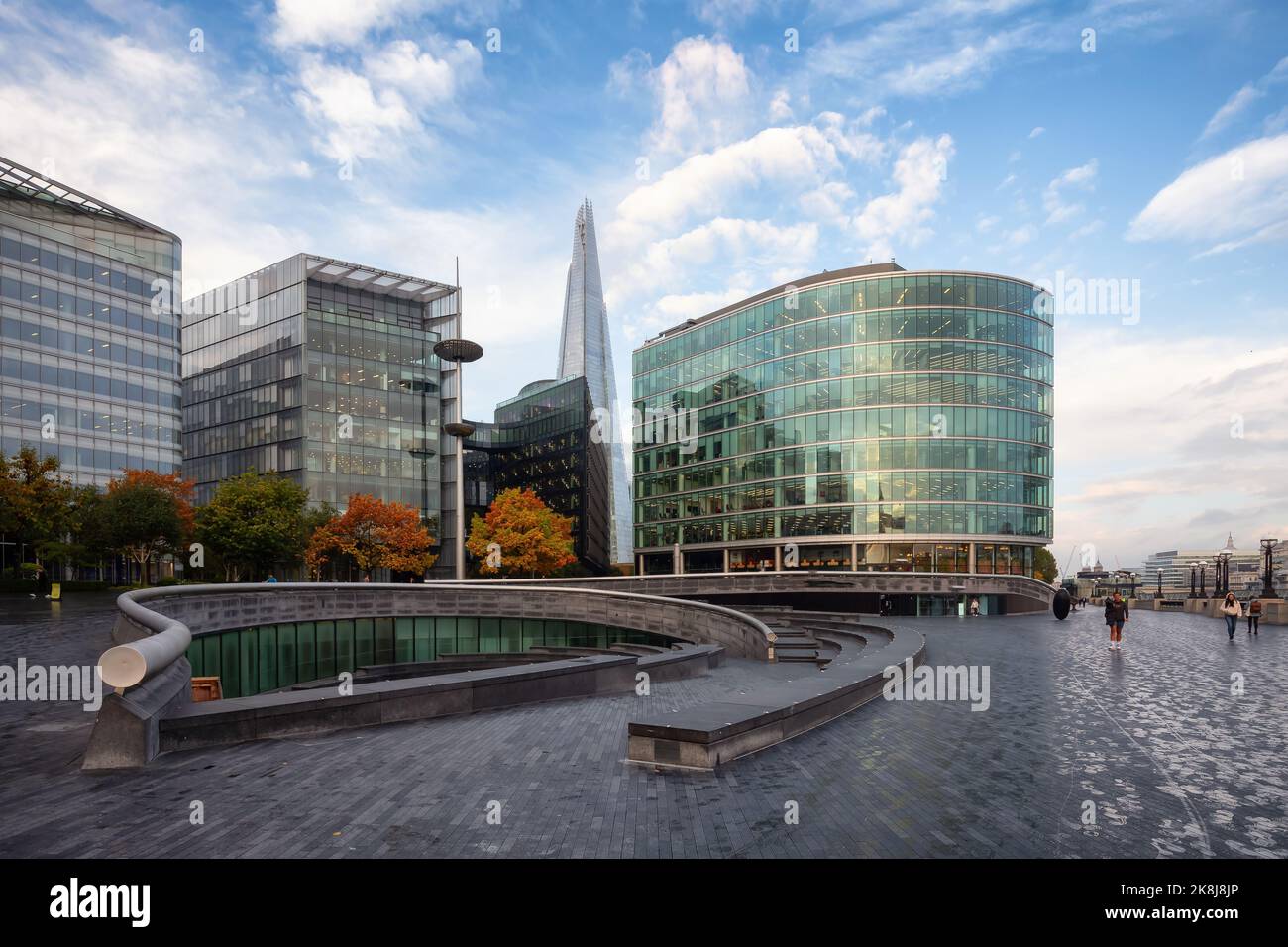 Modern Architecture Building and Cityscape Skyline during sunrise. City ...