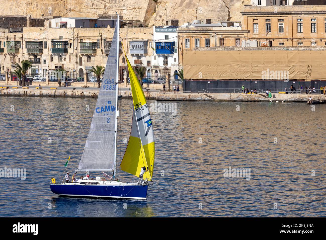 A very slow start to the 2022 Edition of the Middle Sea Race due to ...