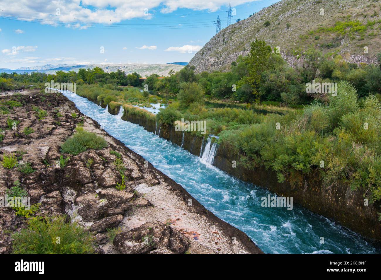 The Confluence of Neretva and Buna River have remarkable river gorge ...