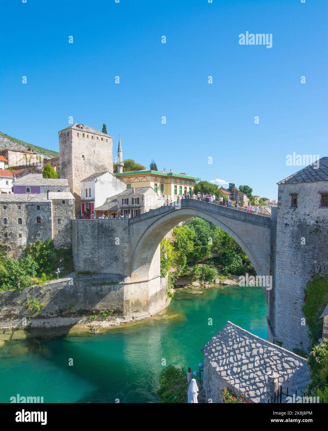 Mostar, Bosnia-Herzegovina - september 20, 2022: Historical Mostar ...