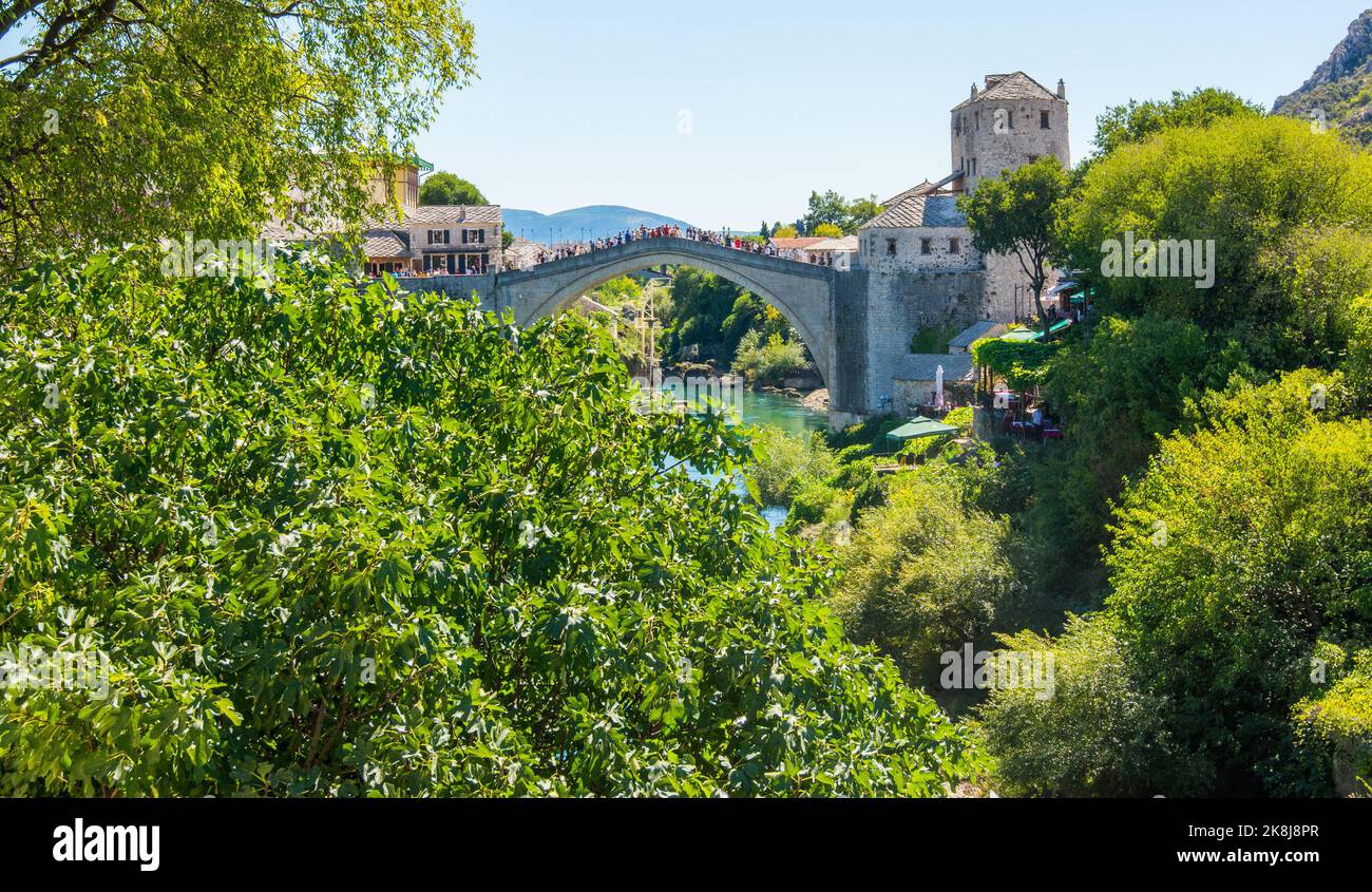 Mostar, Bosnia-Herzegovina - september 20, 2022: Historical Mostar ...
