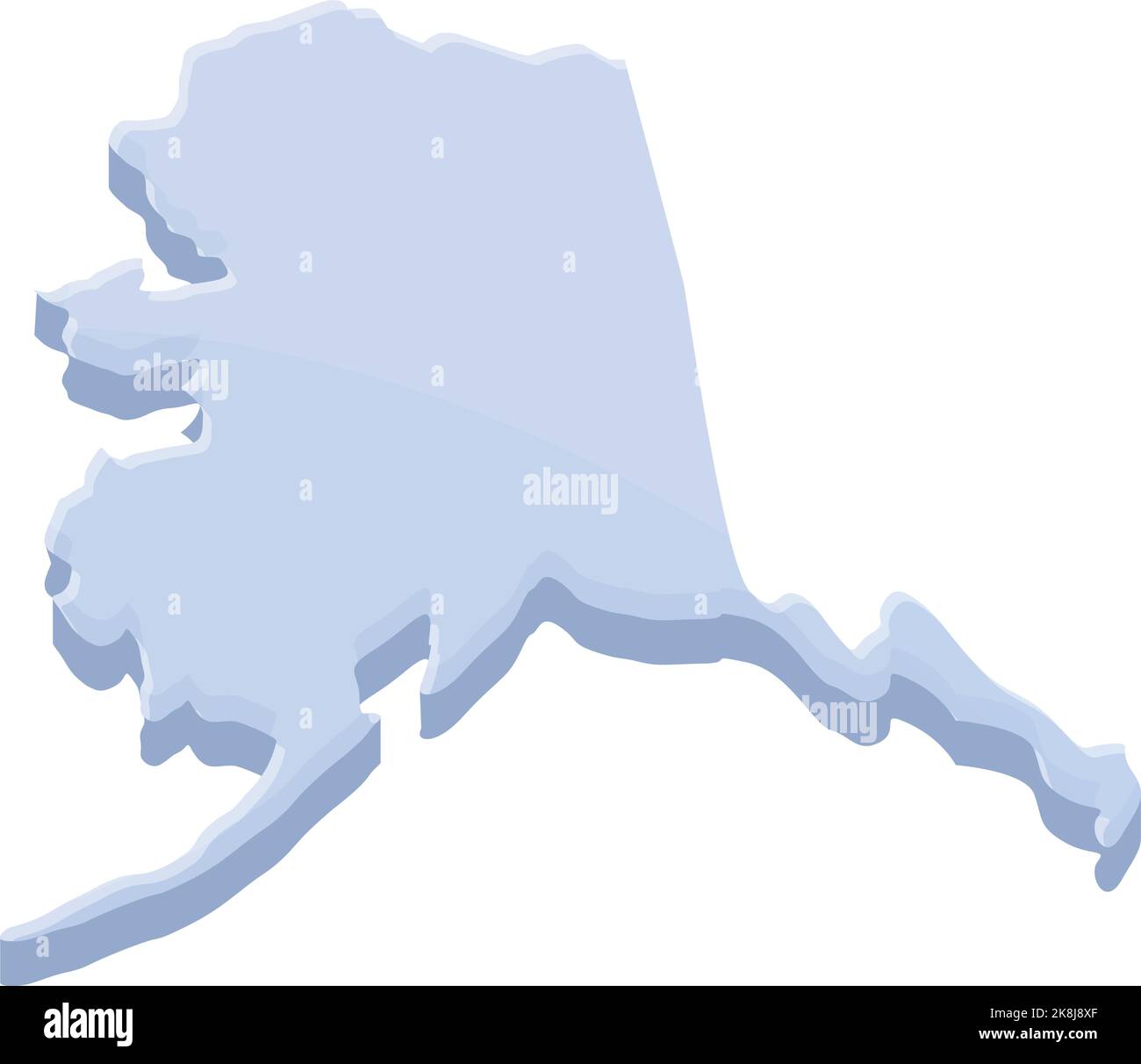 Alaska landmark icon cartoon vector. Polar forest. Woodland arctic ...