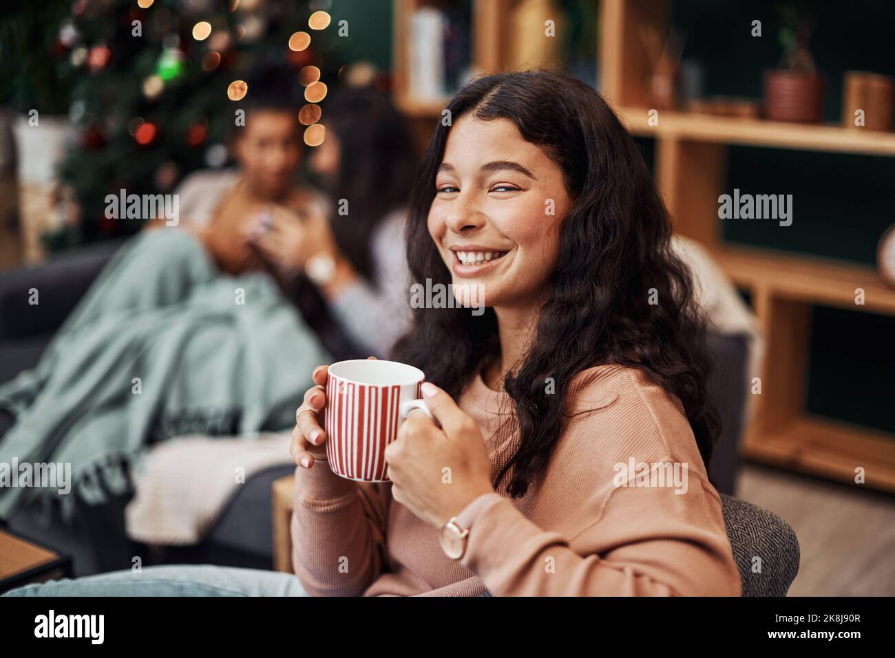 Whats the holidays without a warm cup of hot chocolate. a beautiful ...