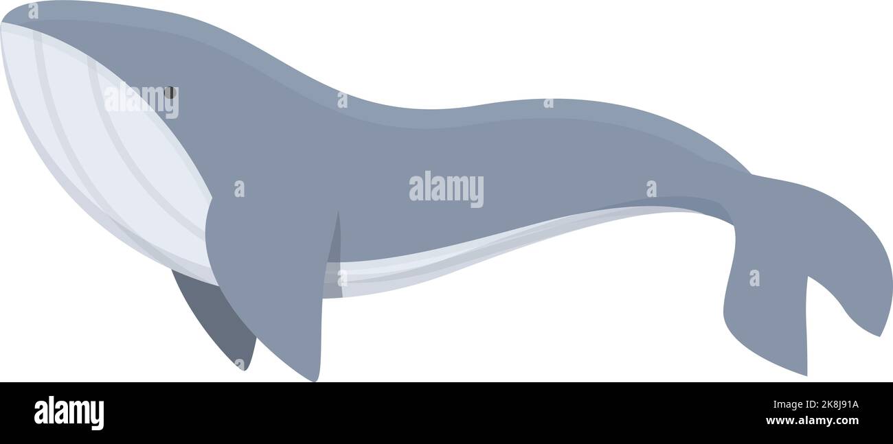 Polar whale icon cartoon vector. Arctic animal. North wild Stock Vector ...