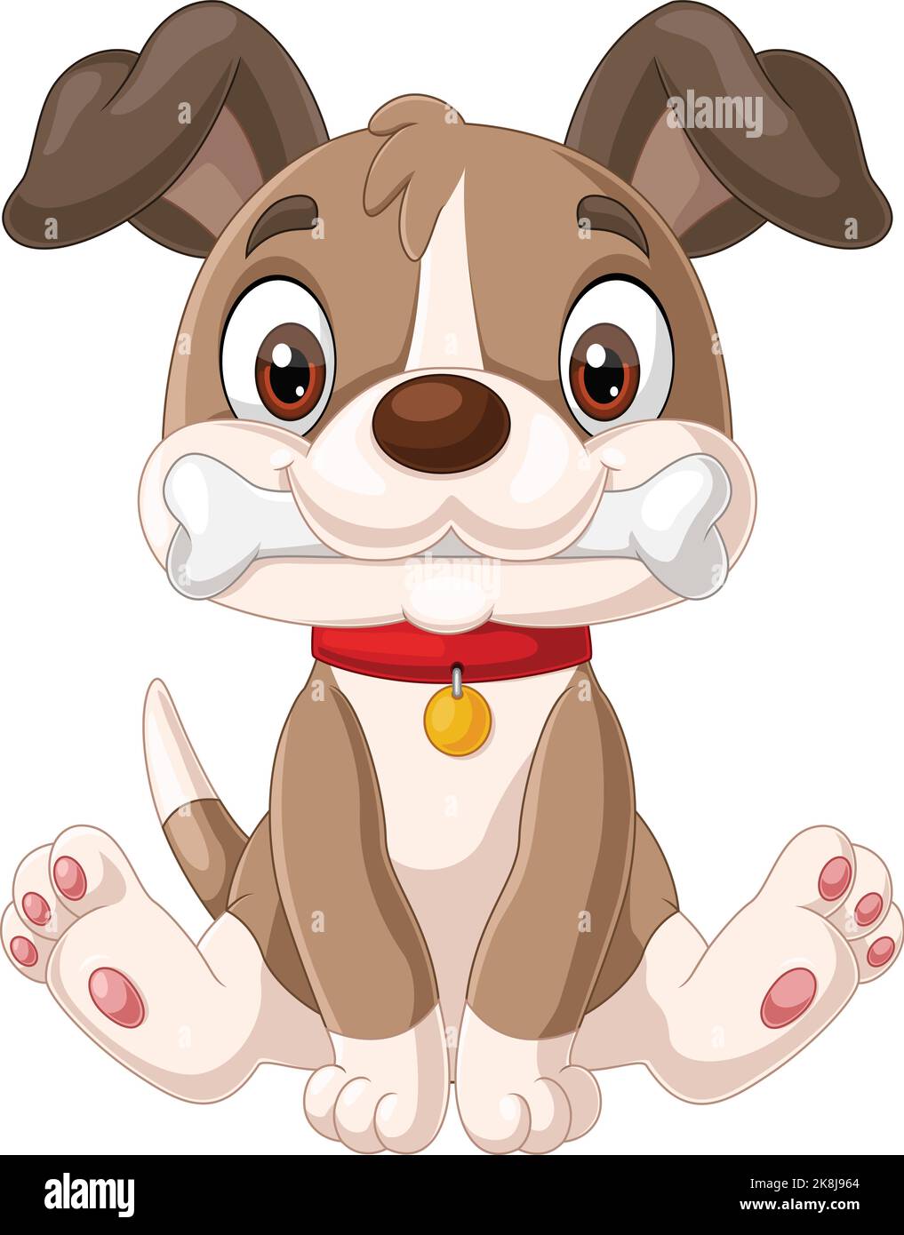 Labrador eating Stock Vector Images - Alamy