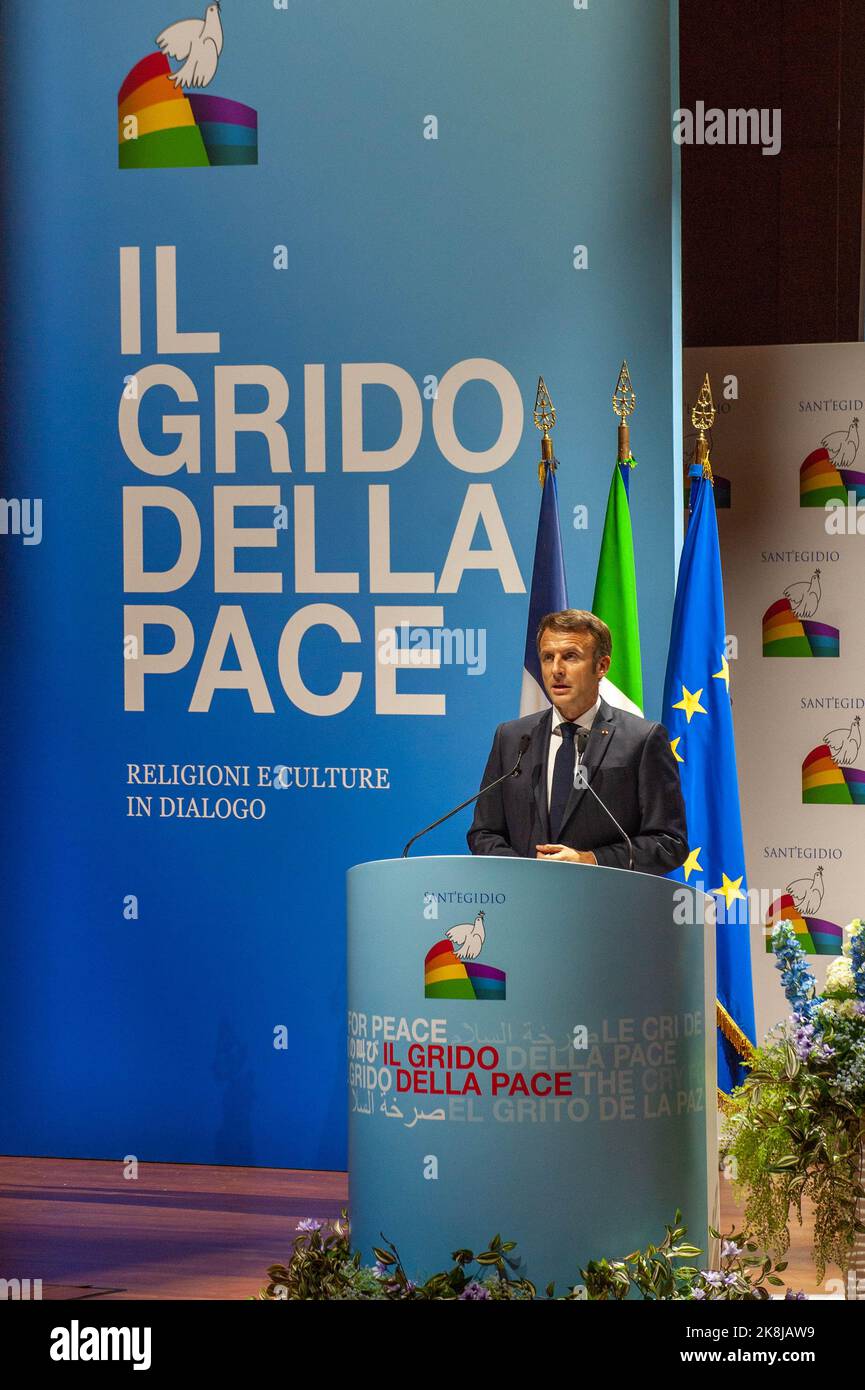 Presidente francese emmanuel macron hi-res stock photography and images ...