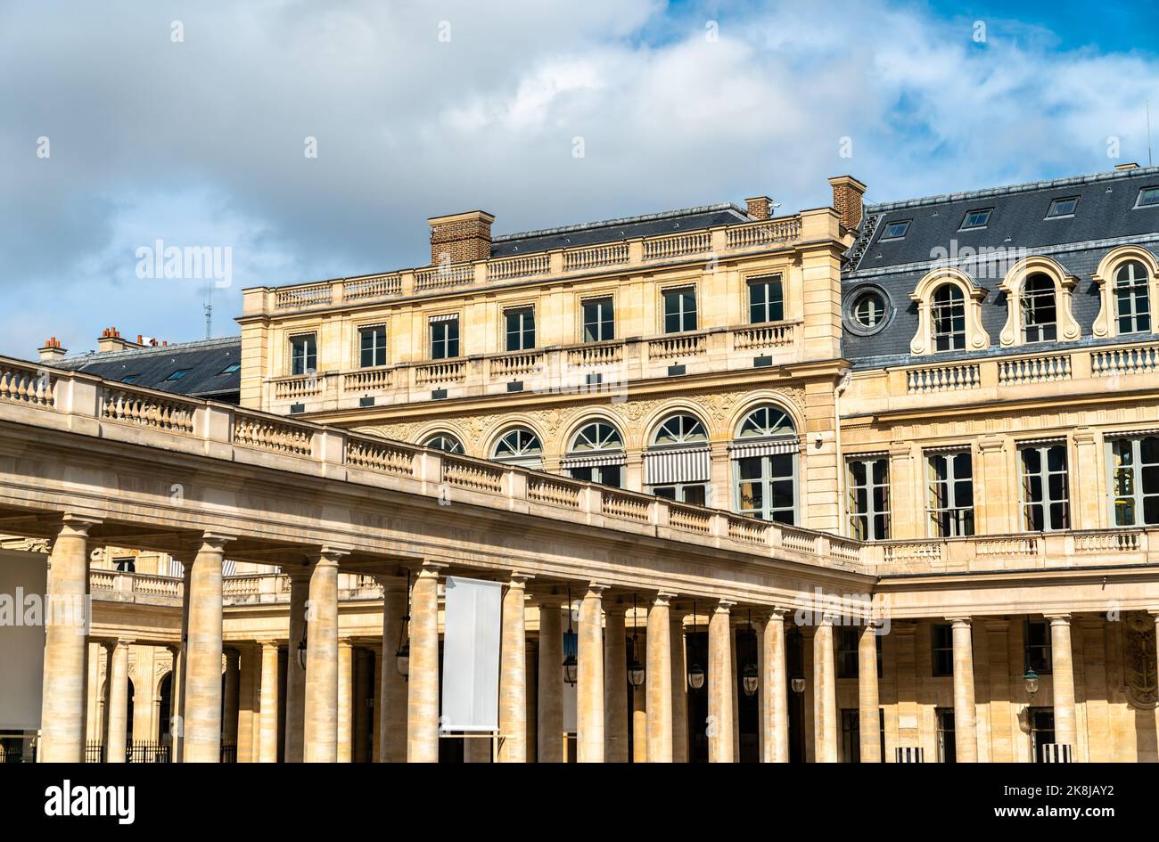 The Palais-Royal, a former royal palace in the center of Paris, France Stock Photo - Alamy