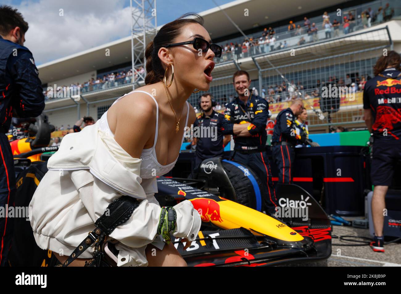 Austin, USA. 23rd Oct, 2022. Madison Beer (USA), F1 Grand Prix of USA ...