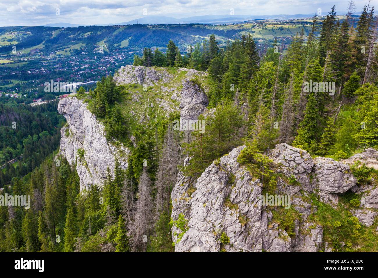 Landscape from summit of Nosal in Polish Tatra Mountains Stock Photo ...
