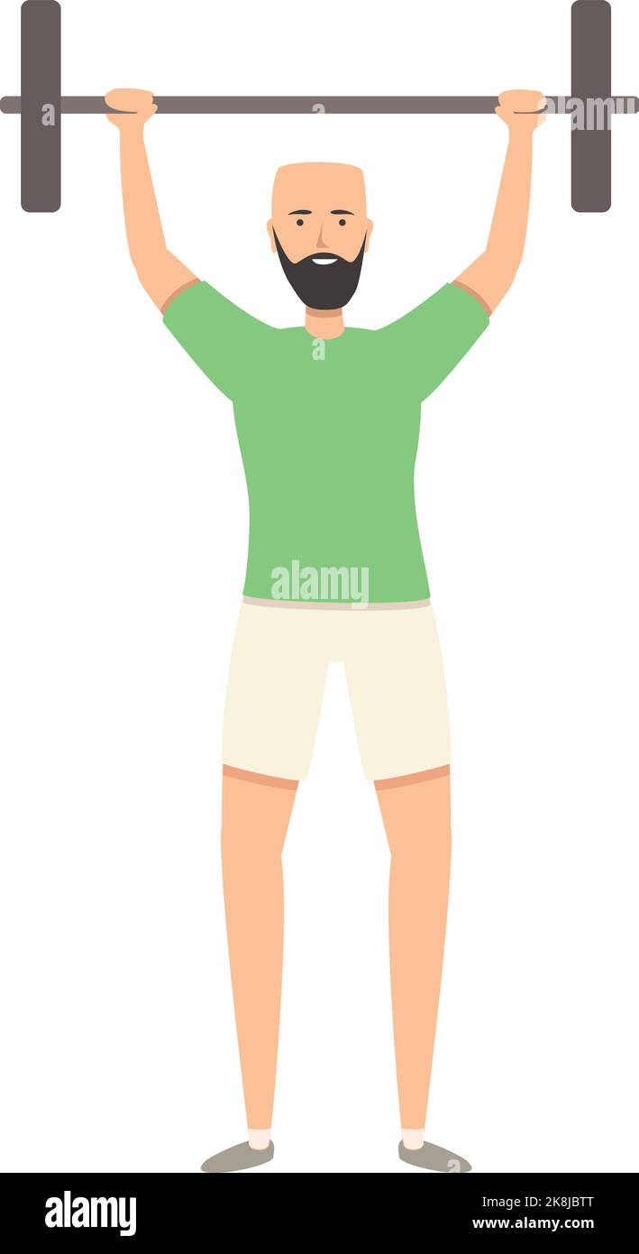 Gym barbell icon cartoon vector. Sport workout. Training parent Stock ...